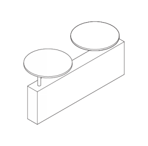 Await Freestanding Mobile Side Tables | Coalesse