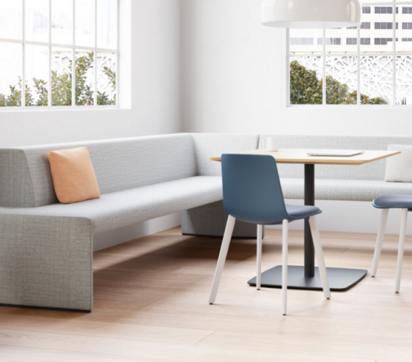 Together Upholstered Corner Bench Seating System | Coalesse